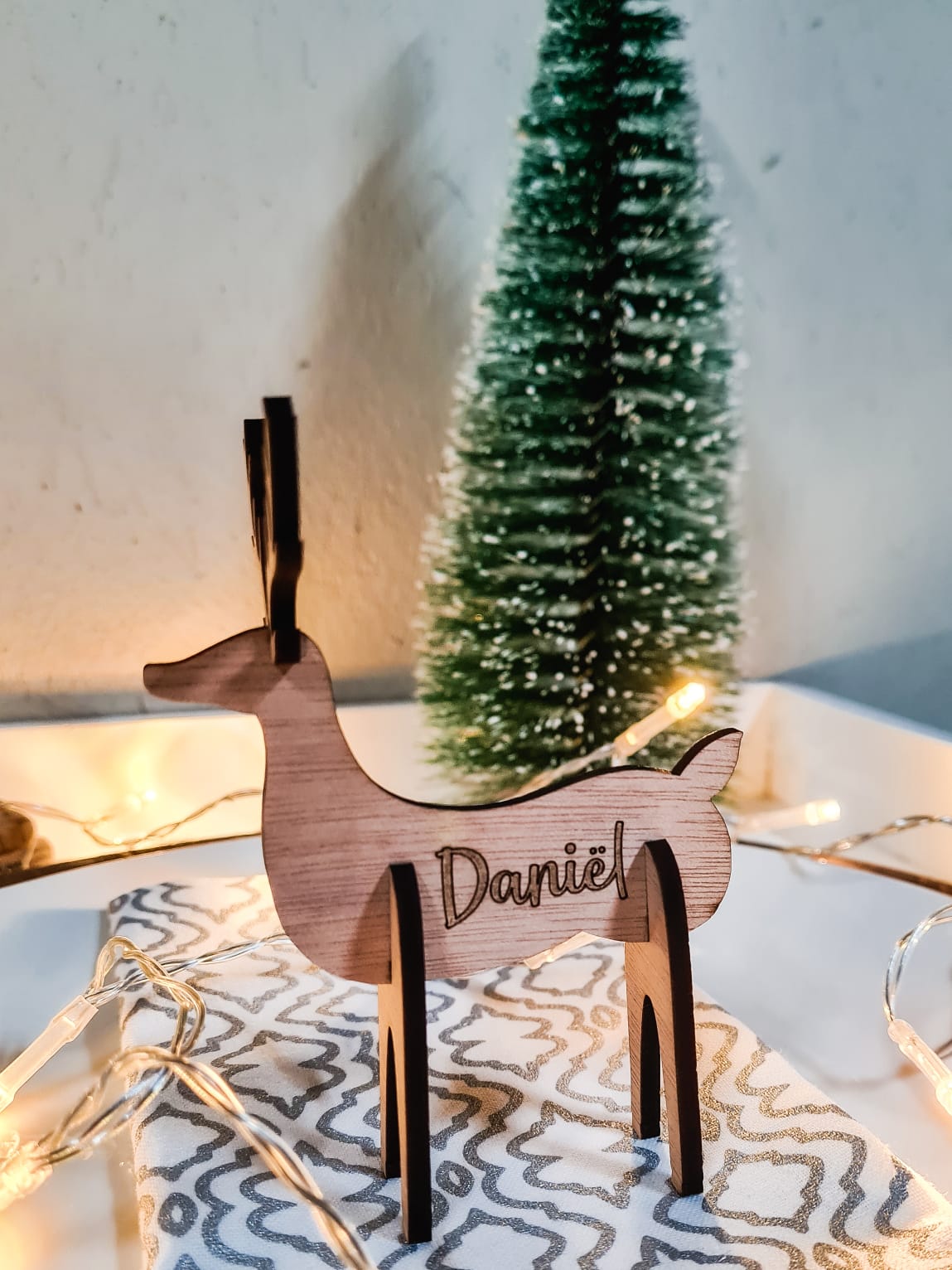 Reindeer Table Decor (personalised) – The Creations Co.
